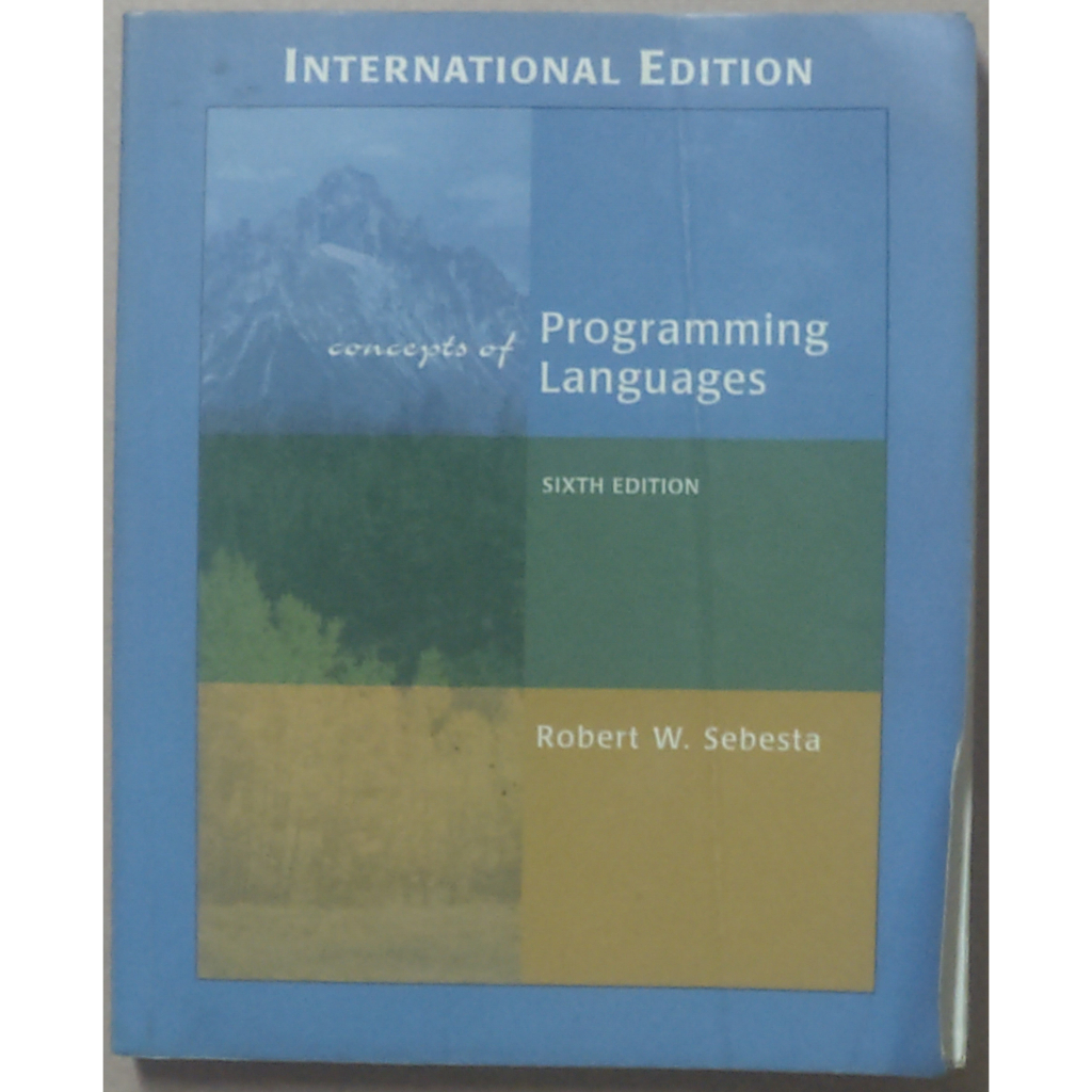 Concept of Programming Languages 6ed - international edition | 蝦皮購物