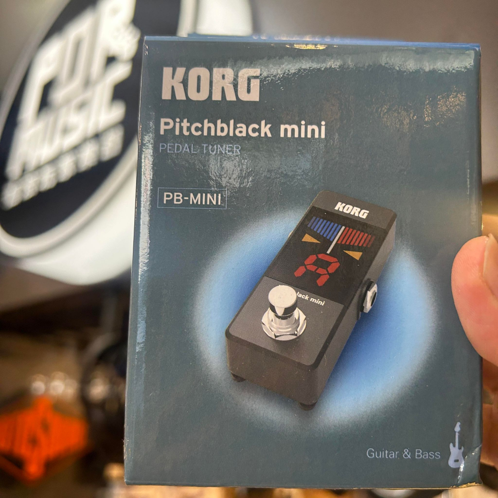 【搖滾玩家樂器】全新 免運 KORG PITCHBLACK MINI 地板 調音器 PB-Mini | 蝦皮購物