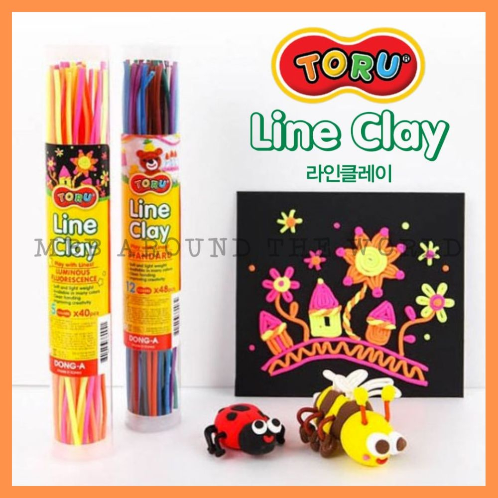 [MBB🇰🇷現貨附發票]韓國 Dong-A TORU LINE CLAY 線線黏土 線型黏土 | 蝦皮購物