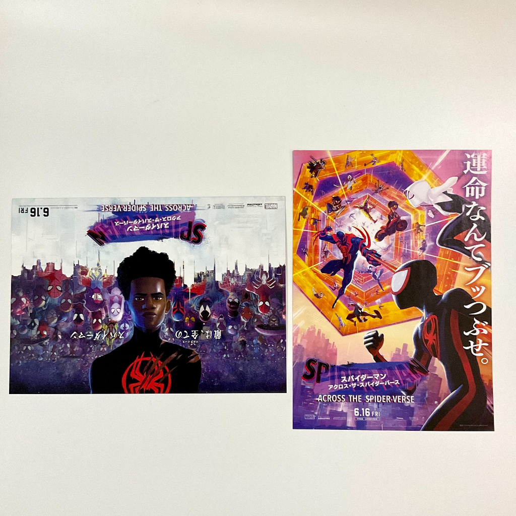 《蜘蛛人 穿越新宇宙》日版電影DM 日本 電影 宣傳單 海報 DM B5 小海報 海莉史坦菲德 奧斯卡伊薩克 | 蝦皮購物