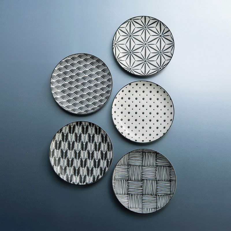 日本 AWASAKA 粟坂 KOMON 和風圓淺盤5入組 16cm 麵包盤 點心盤 美濃燒 企業採購 商務禮品 | 蝦皮購物