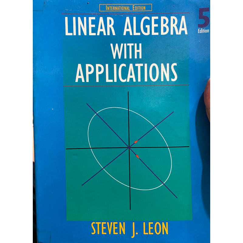 Linear Algebra 線性代數 By Steven J Leon 5版 蝦皮購物