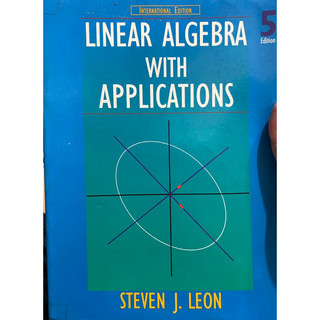 Linear Algebra 線性代數(by Steven J. Leon) 5版 | 蝦皮購物