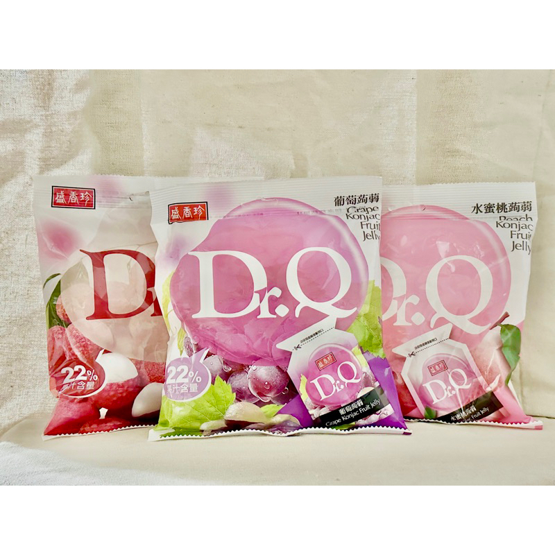 Dr.Q （葡萄/荔枝/水蜜桃）蒟蒻 果凍 190g | 蝦皮購物