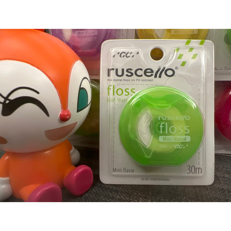 [現貨在台]🇯🇵 GC Ruscello Floss 牙線(含蠟30m)1個/組(綠、黃、桃、紫色） | 蝦皮購物