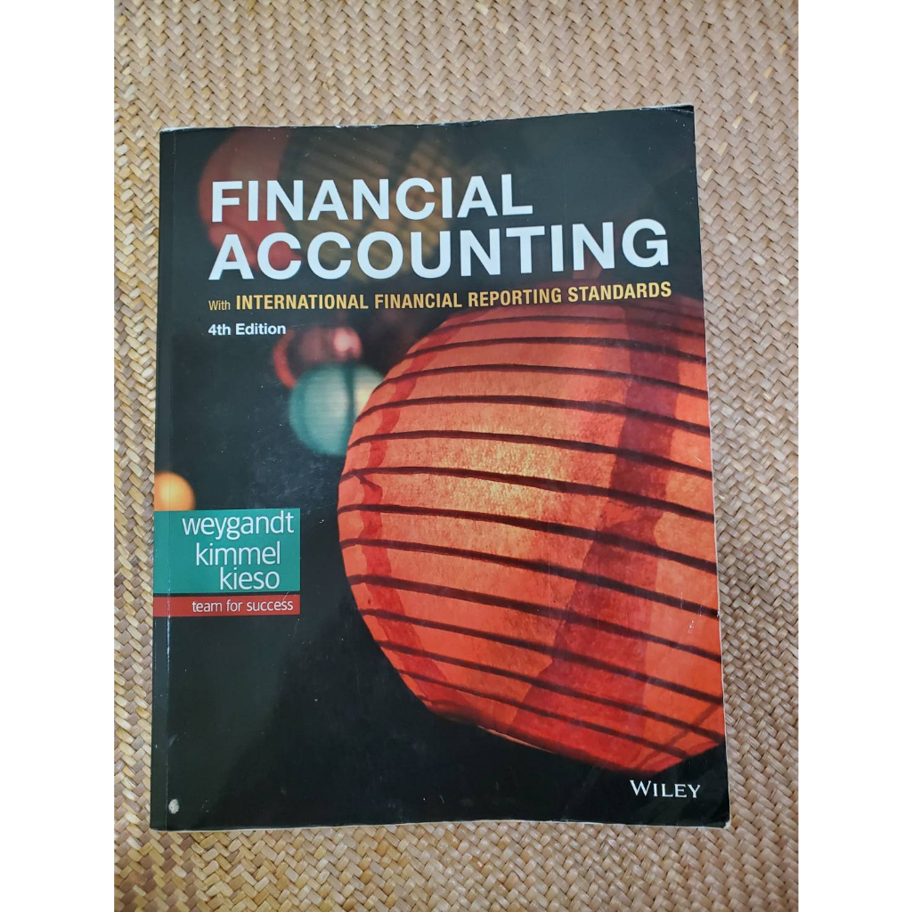 financial accounting kieso 4th edition 初級會計學 原文書 | 蝦皮購物