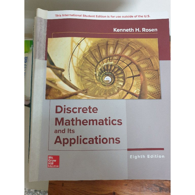 [快速出貨]* Discrete Mathematics and Its Applications 8/E Rosen | 蝦皮購物