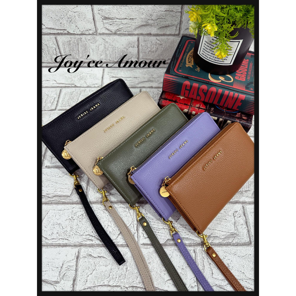 Joy'ce Amour 全真皮自訂款手拿L型拉鍊長夾 | 蝦皮購物