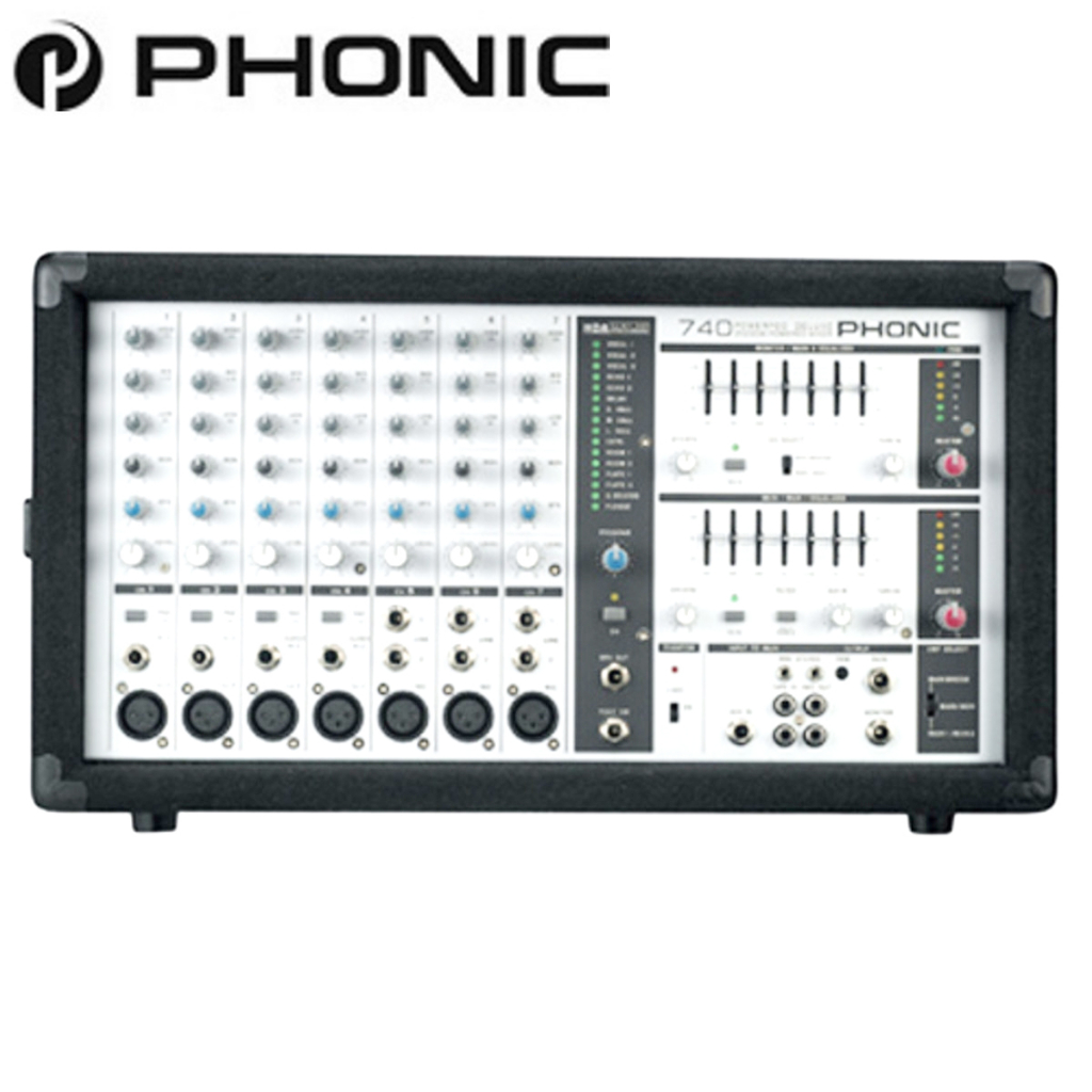 大林電子 】 出清 PHONIC EQ混音擴大機 POWERPOD 740 DELUXE | 蝦皮購物