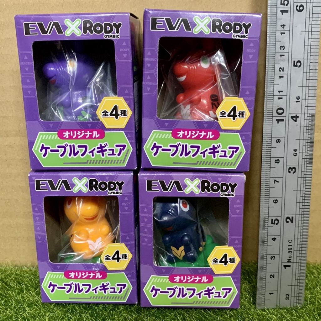 【玩具櫃】日本朋友寄來 EVA X RODY X 伊藤園 盒玩 線頭 公仔 零號機 初號機 二號機 6號機 | 蝦皮購物