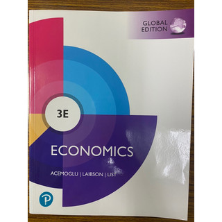 GLOBAL EDITION【ECONOMICS】ACEMOGLU | LAIBSON | LIST 3E 經濟學原文書 | 蝦皮購物