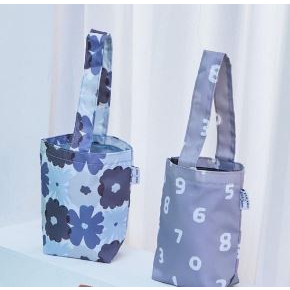 7-11 超商 聯名 SOUSOU 時尚萬用小提袋 手提袋 手搖飲提袋 袋子飲料袋 SOU SOU 灰色數字款 全新現貨 | 蝦皮購物