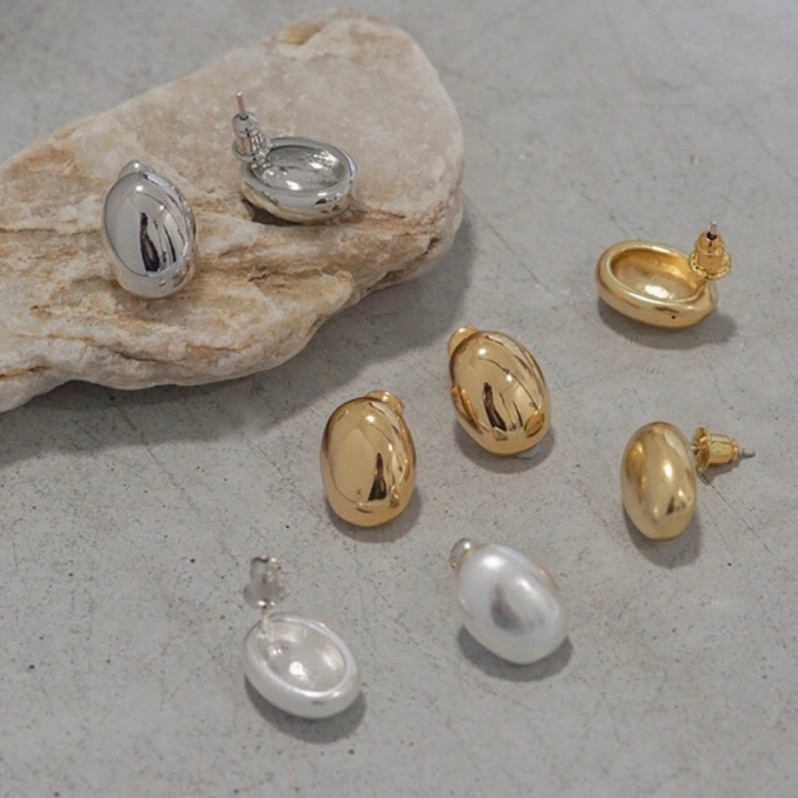 【部分24H出貨】日本clane松本惠奈款小豆子S925銀針耳環 耳針 無耳洞 耳夾 日系飾品 | 蝦皮購物