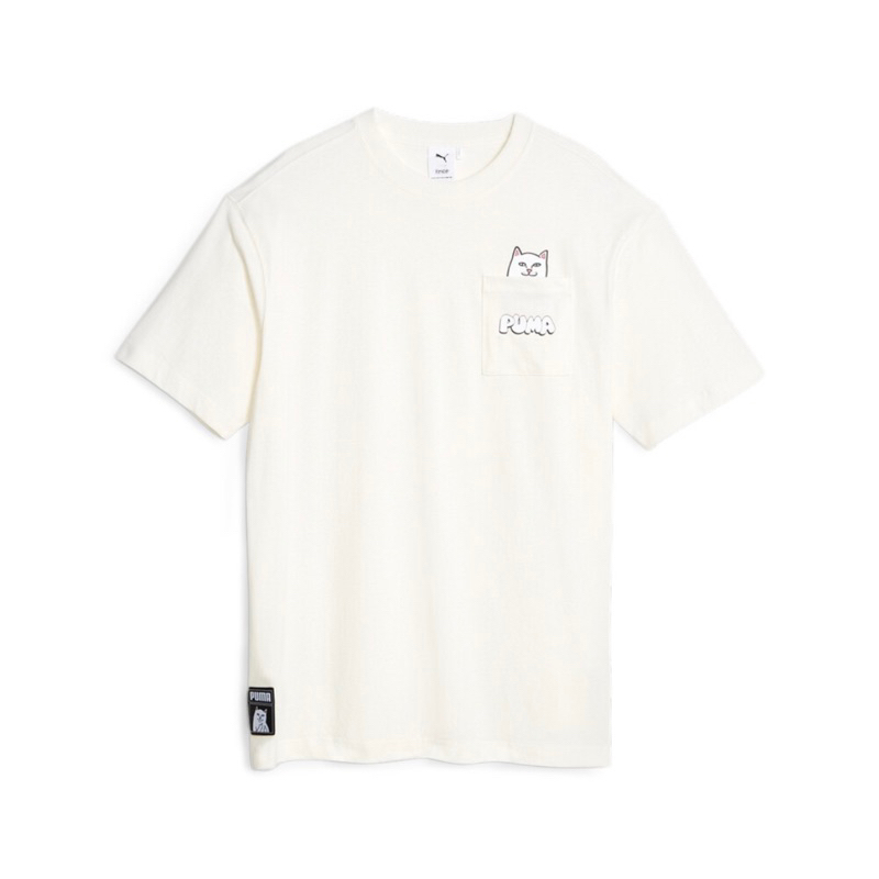 PUMA RIPNDIP Pocket 短袖上衣 中指貓 聯名 口袋T 短T 白62219565 黑62219501 | 蝦皮購物