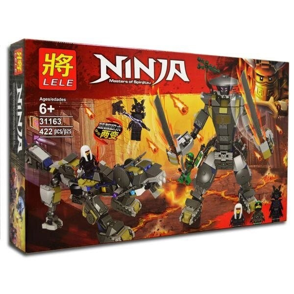 《艾斯玩具》戰神機甲猛虎｜NINJA系列｜LELE積木｜31163｜422pcs｜現貨｜全新-無外盒 | 蝦皮購物