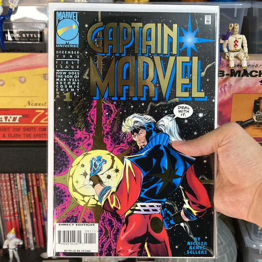 │DigToys│美漫 驚奇隊長 1995 Captain Marvel v3 #1 特殊封面 | 蝦皮購物
