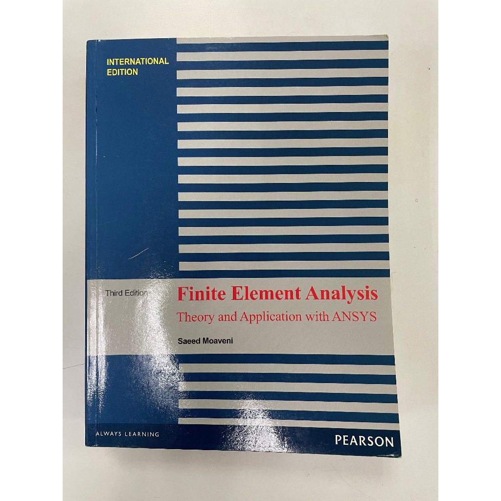 Finite Element Analysis Theory and Application with ANSYS第三版 | 蝦皮購物
