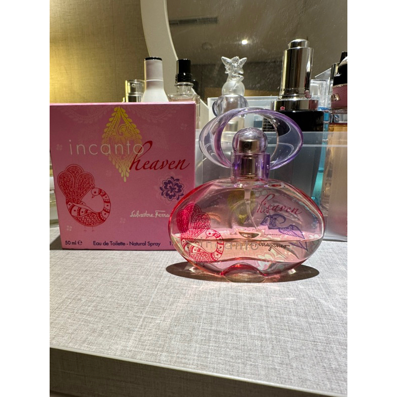 【Salvatore Ferragamo】incanto heaven繽紛奇境淡香水50ml,餘量如照片,約20ml | 蝦皮購物