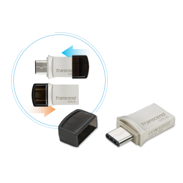 全新 創見Transcend JetFlash 890 32G OTG隨身碟 支援Type-c介面 | 蝦皮購物