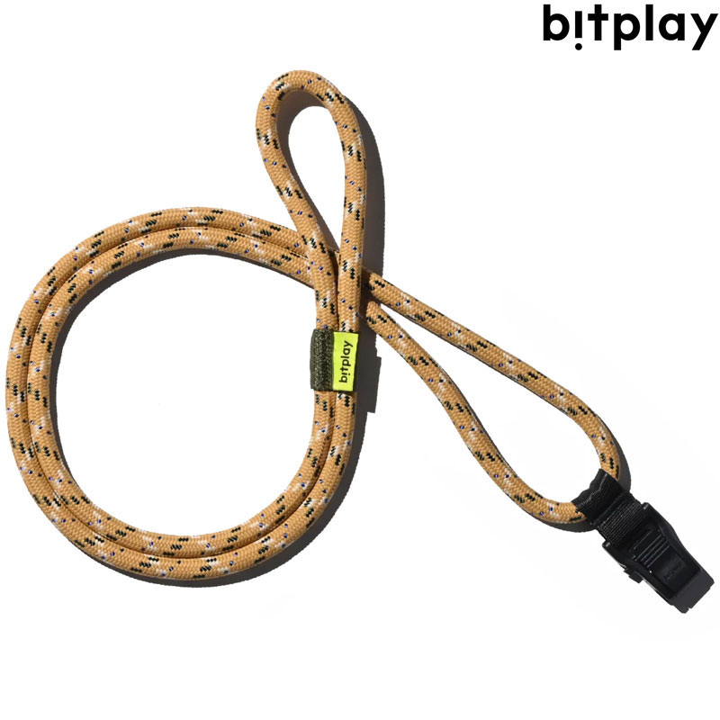 【Bitplay】8mm Urban Lite Strap 附通用夾片 瞬扣夾 撞色掛繩 手機繩 (卡其黃) 化學原宿 | 蝦皮購物
