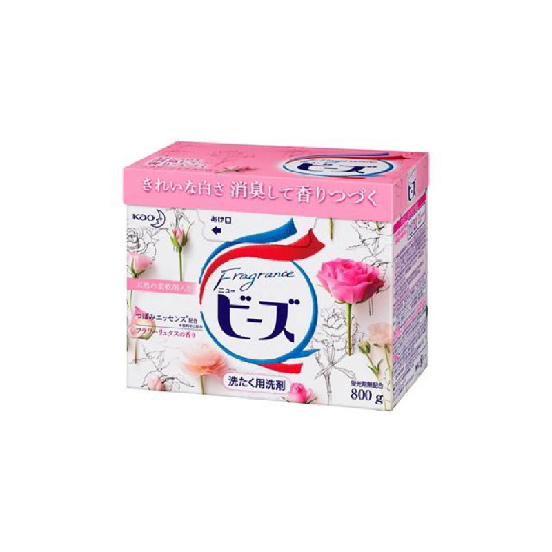 限時出清【日本KAO花王】酵素洗衣粉 800g ｜玫瑰花香｜超取最多2件 | 蝦皮購物