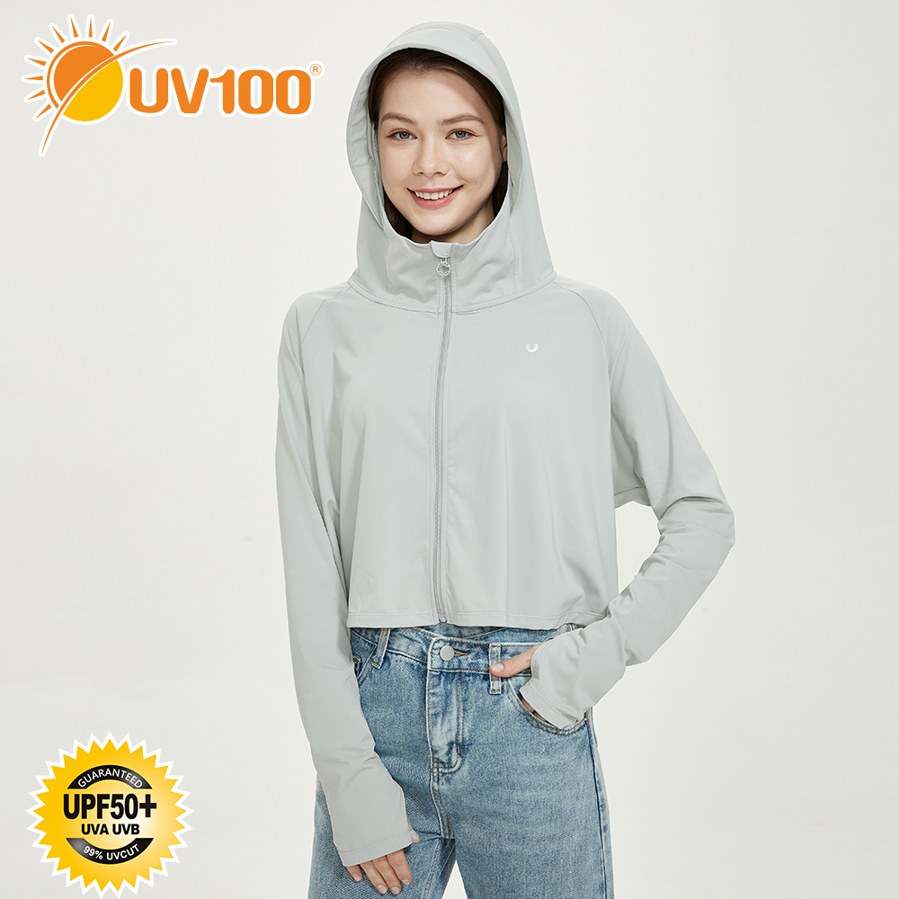 【UV100】抗UV-Apex涼感彈性連帽披風外套-女(AE23122) 蝦皮獨家款 | 蝦皮購物