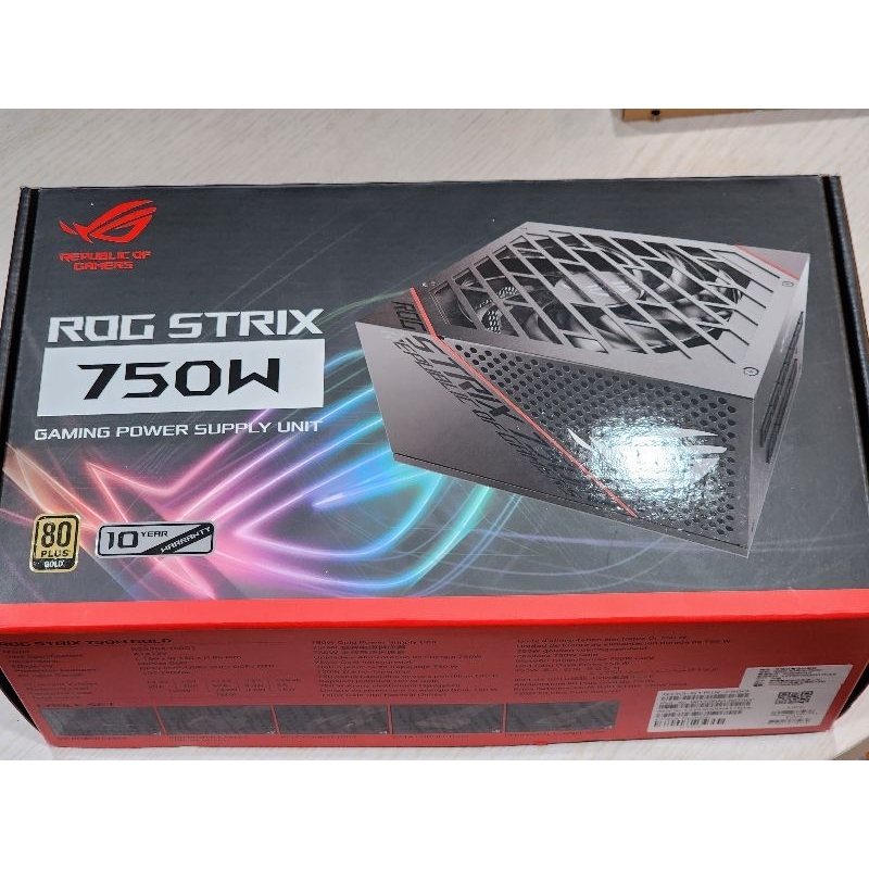 ROG Strix 750G 750w 金牌全模組電源供應器 | 蝦皮購物