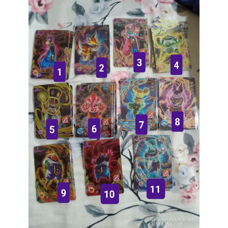 台版 全新正品 七龍珠英雄卡BMT1-HCP 破壞神系列，每張280，可單購，掉卡入袋，卡片未使用過，會妥善包好寄出。 | 蝦皮購物