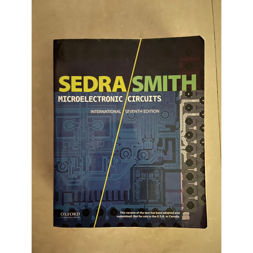 切成兩本 Sedra Smith 微電子學 (第7版) Microelectronic Circuits 電子學 | 蝦皮購物