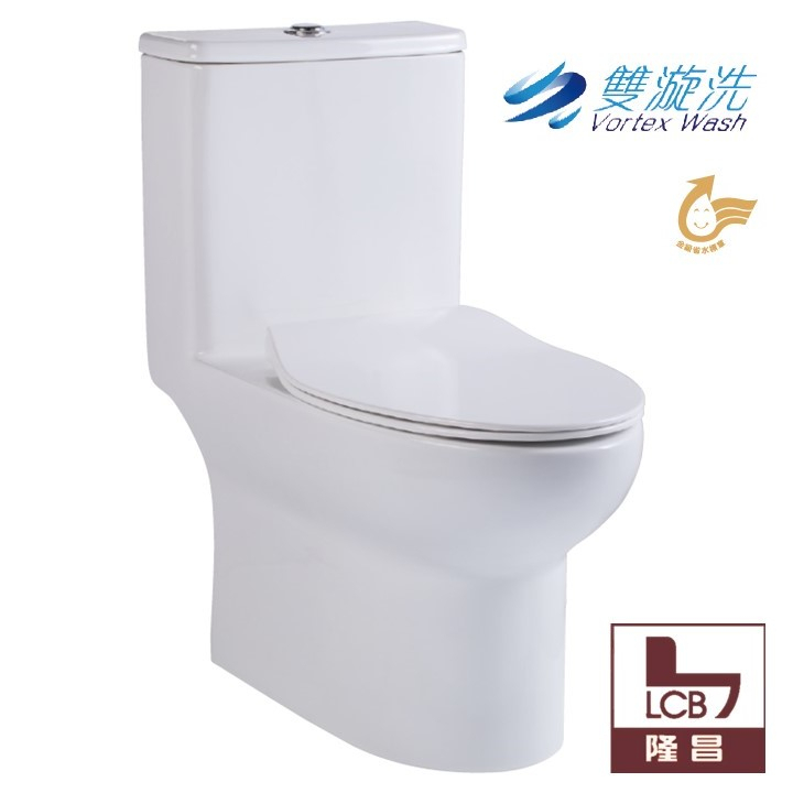 【隆昌官方全館優惠】C663 二段省水高背單體馬桶 | 蝦皮購物