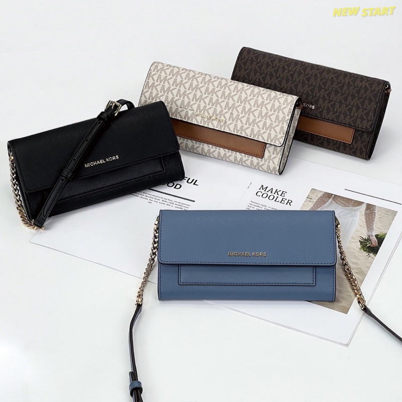 【New START精品服飾-員林】Michael Kors MK 二合一 翻蓋側背包 Woc 長夾 附卡夾 手拿包 | 蝦皮購物