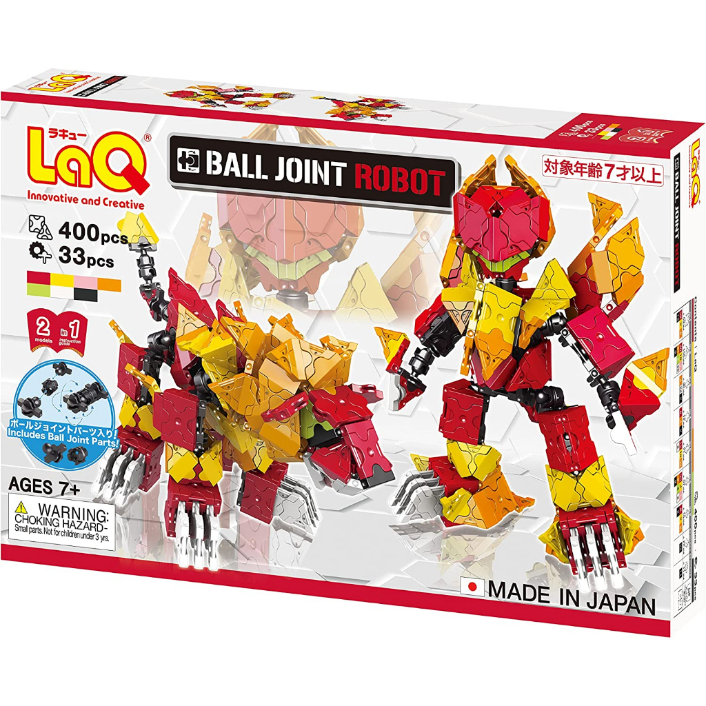 【LaQ】BJ機甲-烈焰獅(400pcs+33pcs) 日本製造立體3D拼接積木/益智玩具/台灣獨家代理 | 蝦皮購物