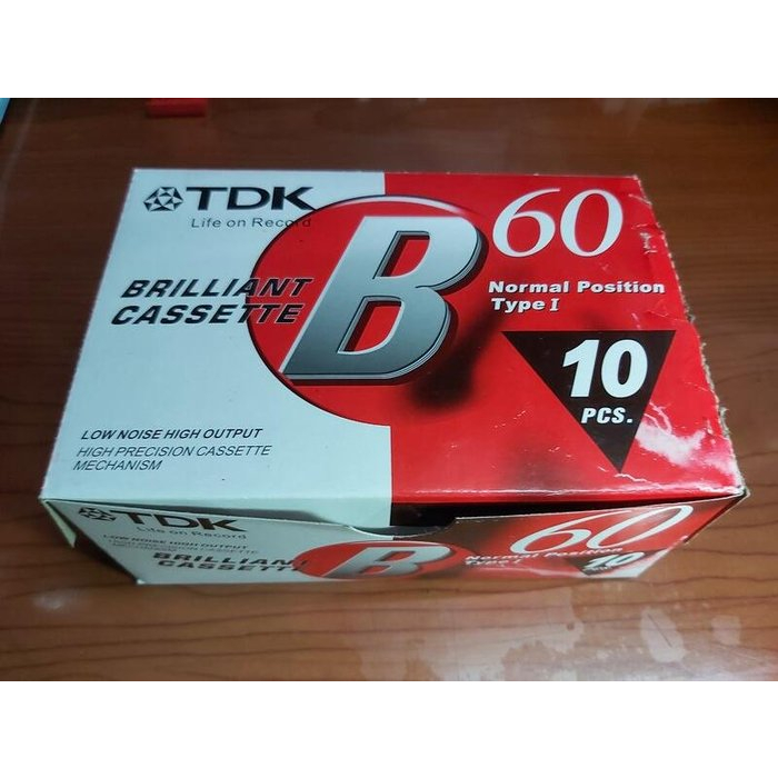 TDK B60 空白錄音帶(60分鐘) 空白卡帶 卡式空白帶 空白磁帶 全新 大量 | 蝦皮購物