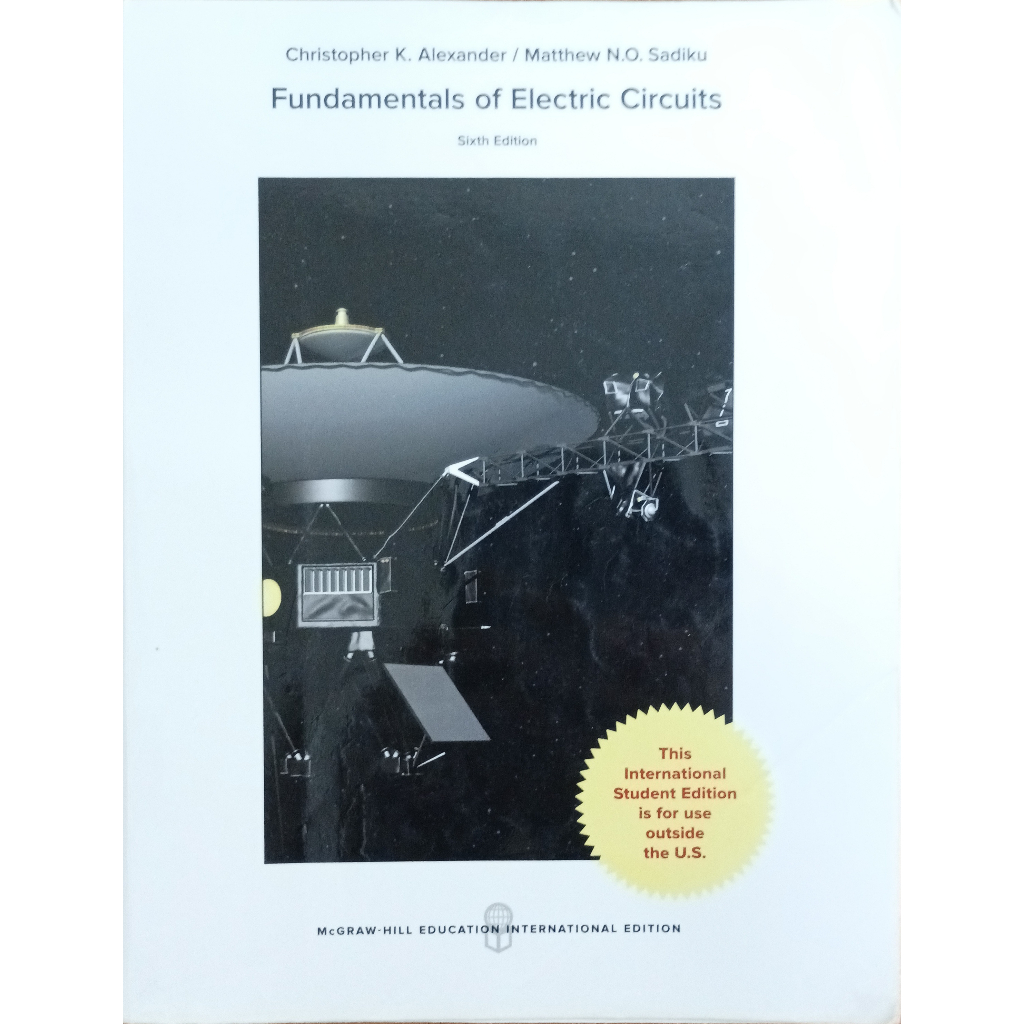 Fundamentals of Electric Circuits 6/E McGraw Hill | 蝦皮購物