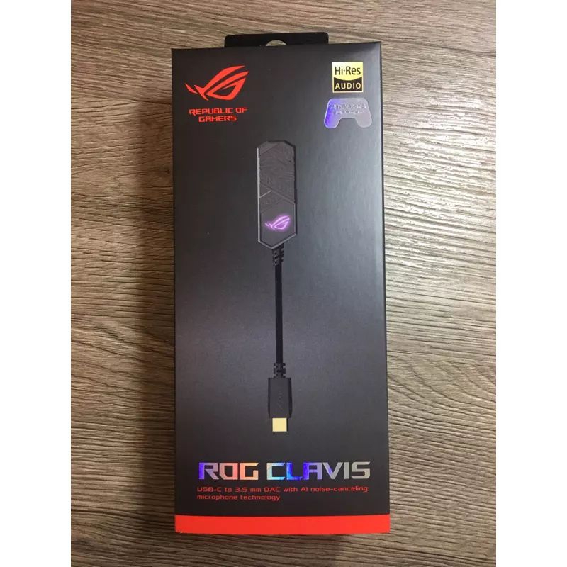 全新華碩ASUS ROG Clavis 外接式 USB-C 轉 3.5 mm DAC | 蝦皮購物