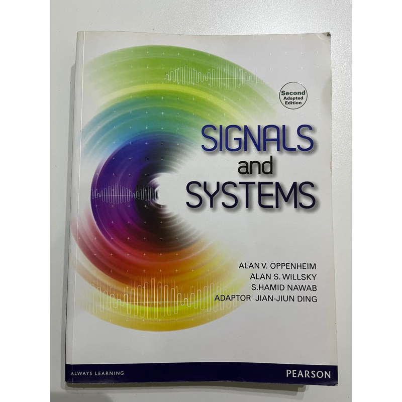訊號與系統 Signals and Systems (隨書附光碟)｜九成新 | 蝦皮購物