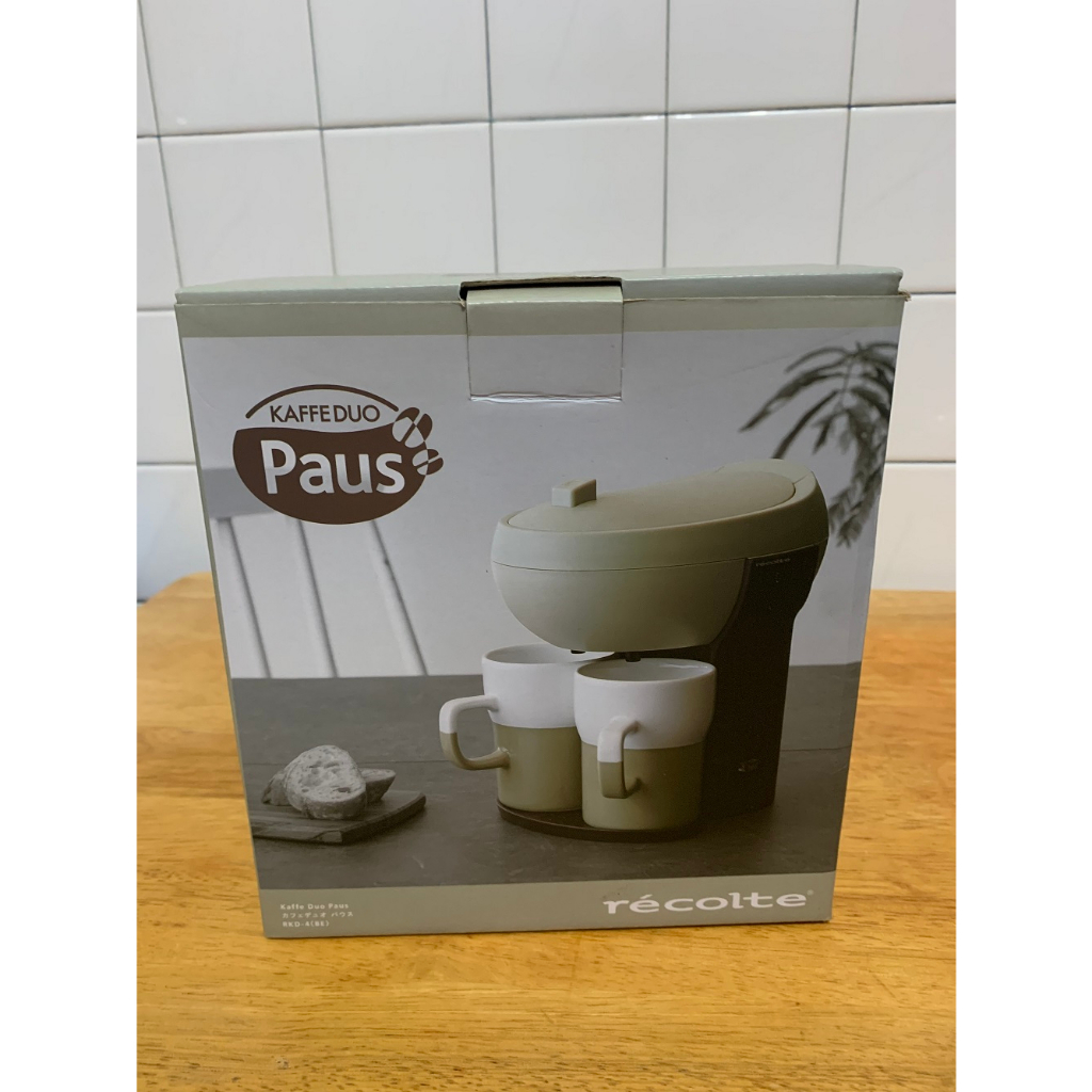 (recolte 日本麗克特) Kaffe Duo Paus 雙人咖啡機(棕色) 咖啡機 (全新) | 蝦皮購物