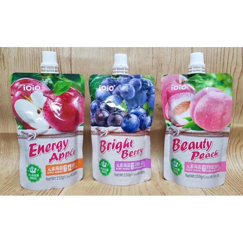 【大手謙小手】十全 ioio 超口感蒟蒻 百香果蒟蒻 白葡萄蒟蒻 蘋果蒟蒻 莓果蒟蒻 蜜桃蒟蒻 元素蒟蒻 膳食纖維 | 蝦皮購物