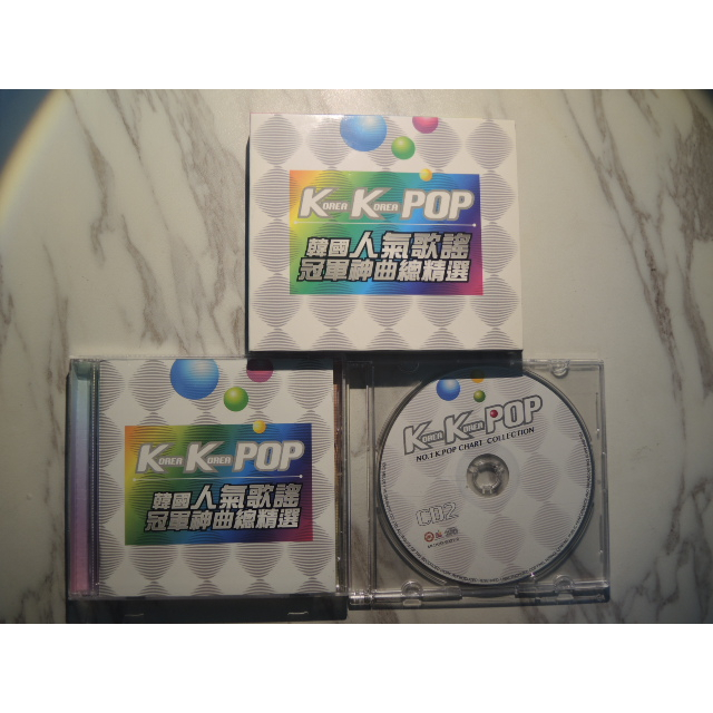 二手CD KOREA KOREA POP 韓國人氣歌謠冠軍神曲總精選 (有外盒) | 蝦皮購物