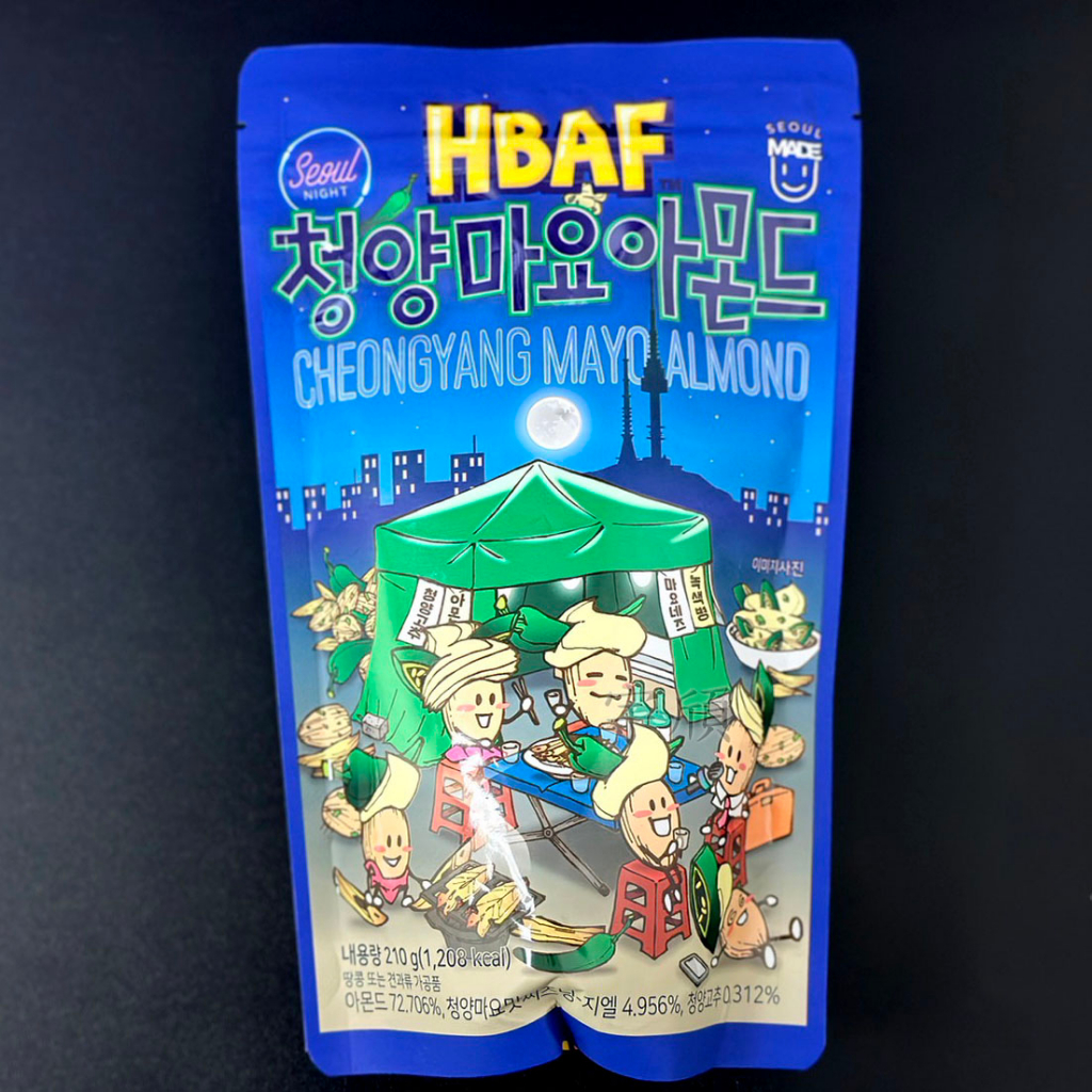台灣現貨 大包 HBAF 190g 210g 韓國杏仁 大包 中包 40g大隨身包 多種口味! 杏仁果 花生 | 蝦皮購物