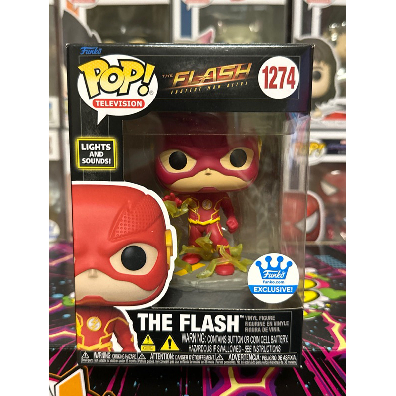C&J 限定版 現貨 Funko PoP 閃電俠 DC 聲光版 THE FLASH 1274 FS貼 | 蝦皮購物