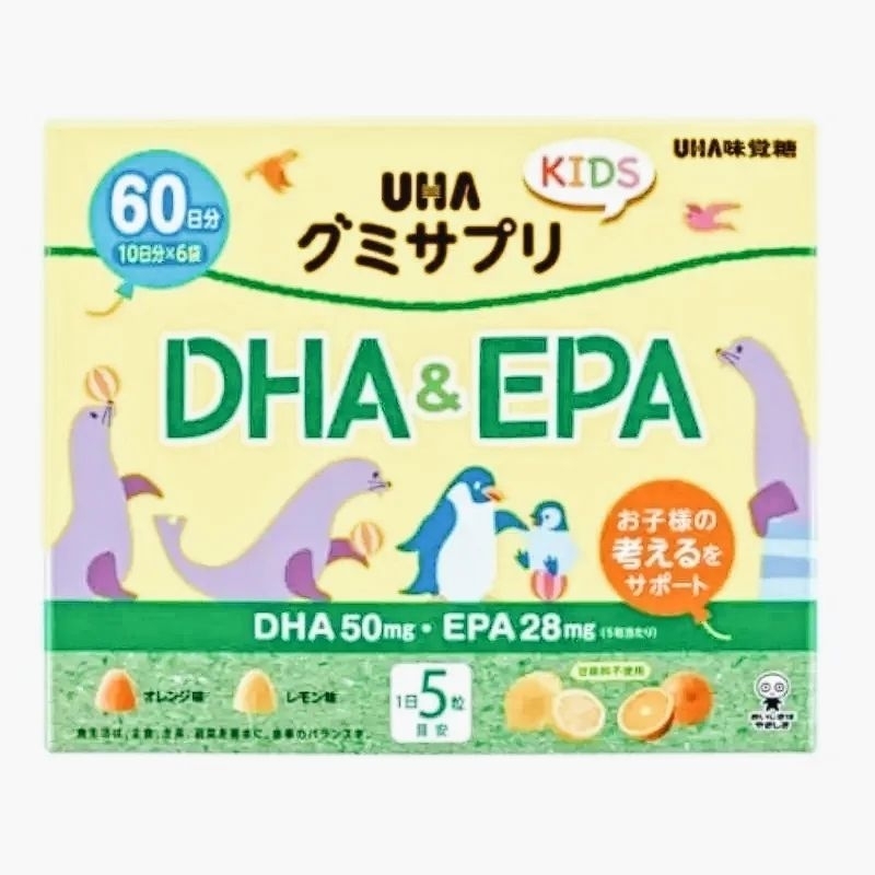 現貨充足 最新效期 日本🇯🇵好市多限定 UHA DHA&EPA軟糖300粒兒童保健食品 熱賣商品熱騰騰到貨2024/11 | 蝦皮購物
