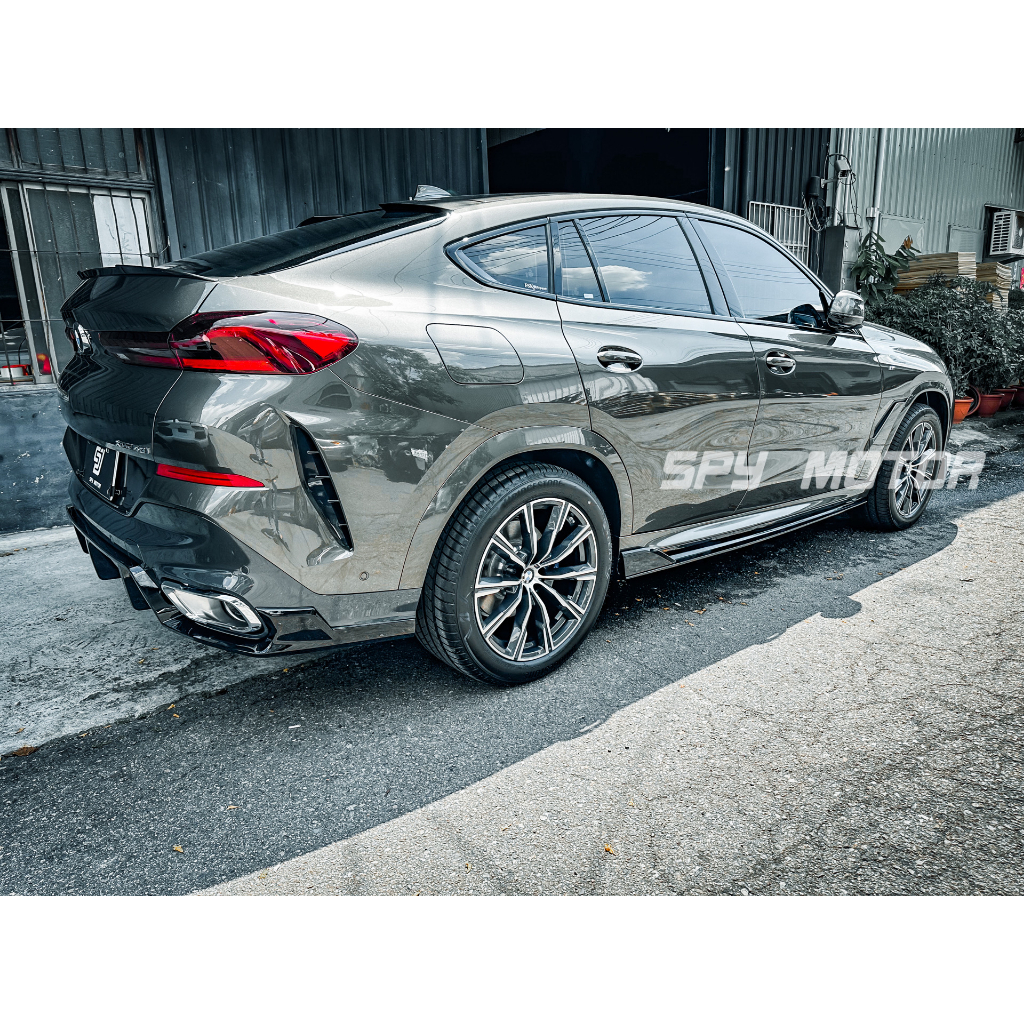 【SPY MOTOR】BMW G06 X6 亮黑款側裙擾流定風翼 | 蝦皮購物