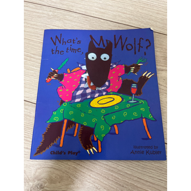 what’s the time,Mr. wolf? 廖采杏 推薦 兒童英文繪本 小達人點讀 | 蝦皮購物