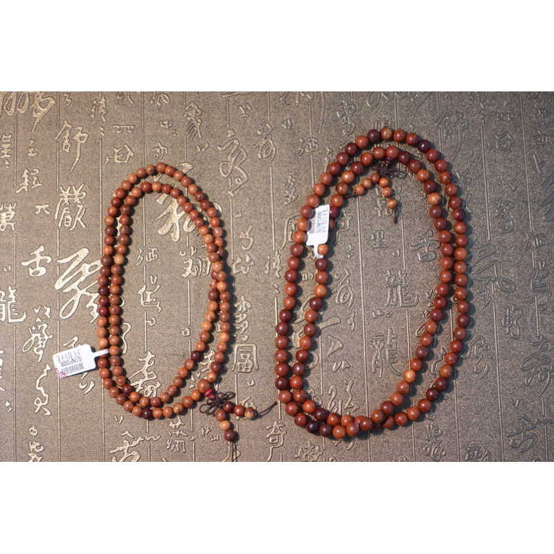 [喜悟社]草花梨木108顆6mm8mm有香氣佛珠、念珠 | 蝦皮購物