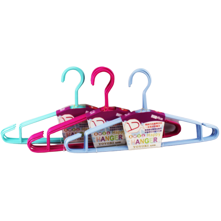 盡量買!附發票YOYOKI加粗帶鉤衣架45cm P07-0206 樂活家 特粗帶鈎衣架45cm/5入 | 蝦皮購物
