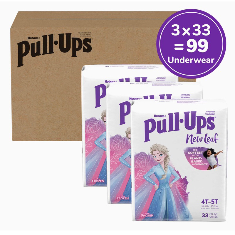Pull-ups Disney elsa Diapers 4～5歲冰雪奇緣尿布 | 蝦皮購物