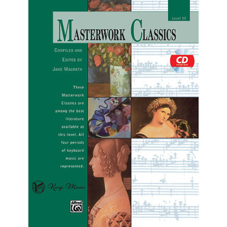 【凱翊︱AF】古典音樂經典樂曲集 第10級 鋼琴樂譜 附CD Masterwork Classics Level 10 | 蝦皮購物
