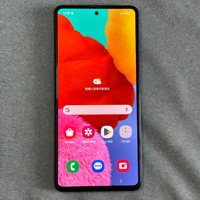 SAMSUNG a51 128G 藍 85新 功能正常 二手 6.5吋 三星 雙卡雙待 A515 指紋 臉部辨識 台中 | 蝦皮購物
