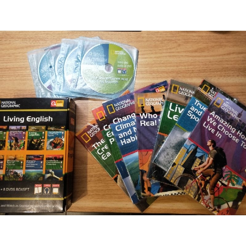 National Geographic: Living Language(8 Books + 8 DVD Boxset) | 蝦皮購物 National Geographic: Living Language(8 Books + 8 DVD Boxset) | 蝦皮購物